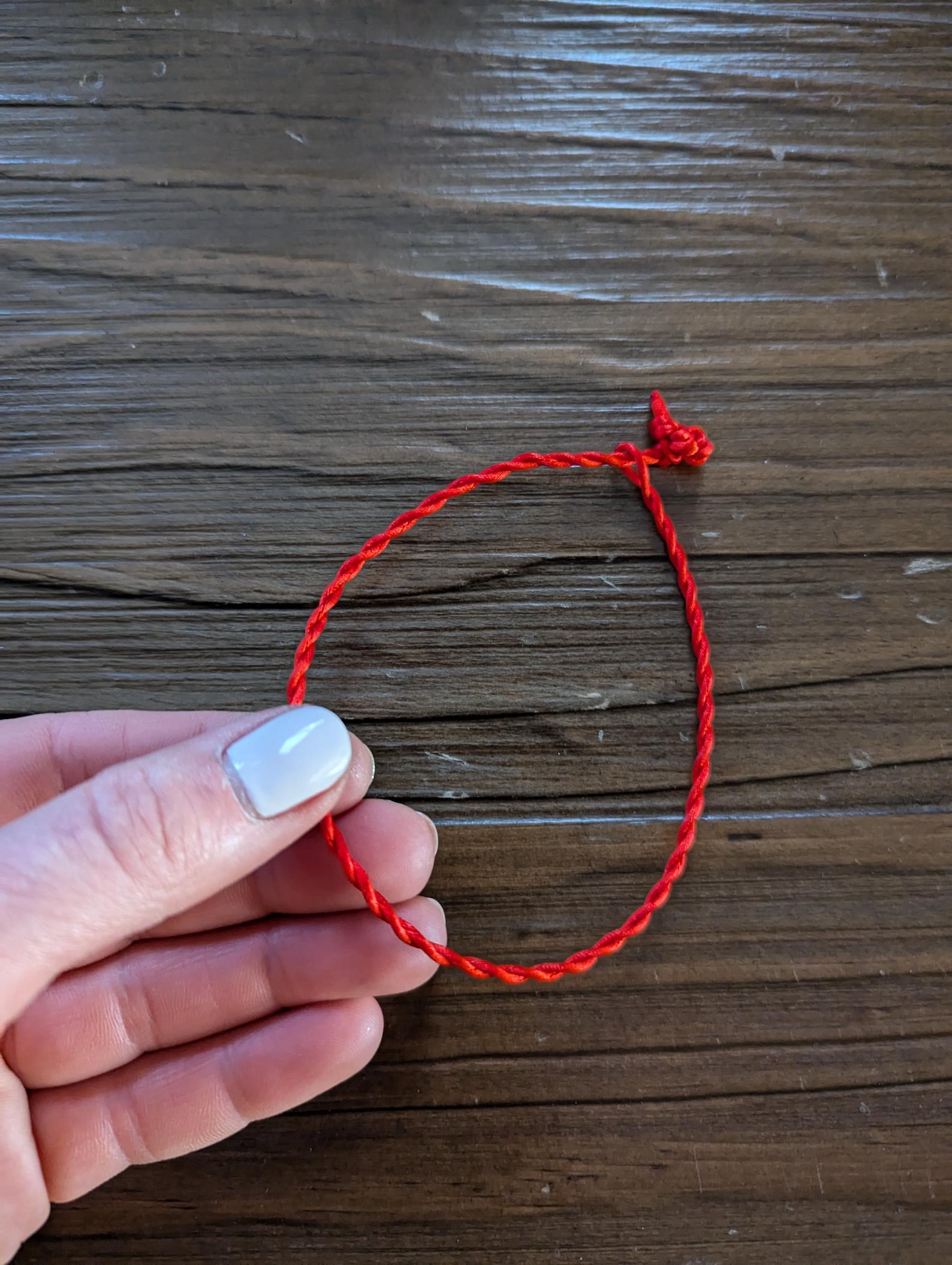 Handmade Red String Bracelet for Luck & Protection | Adjustable Satin ...