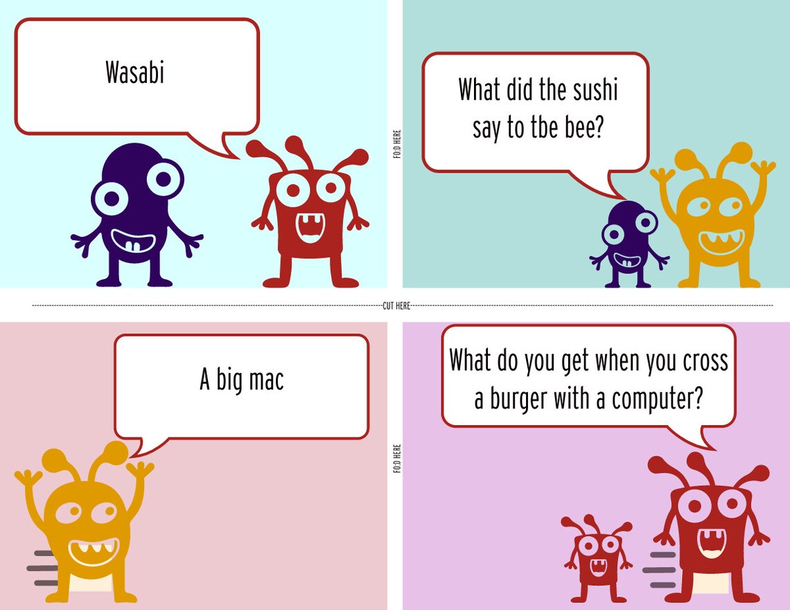 100 Lunch Box Jokes for Kids Cute and Funny Thinking of You Cut Out ...