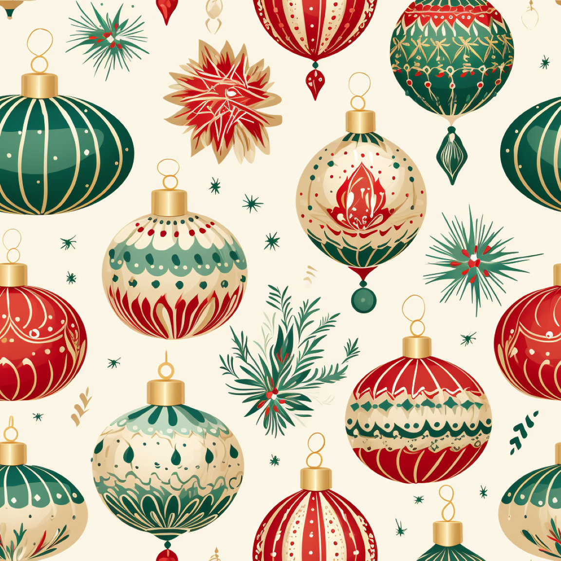 Digital Pattern Bundle Christmas Ornaments, Including 5 Designs, 12x12 ...