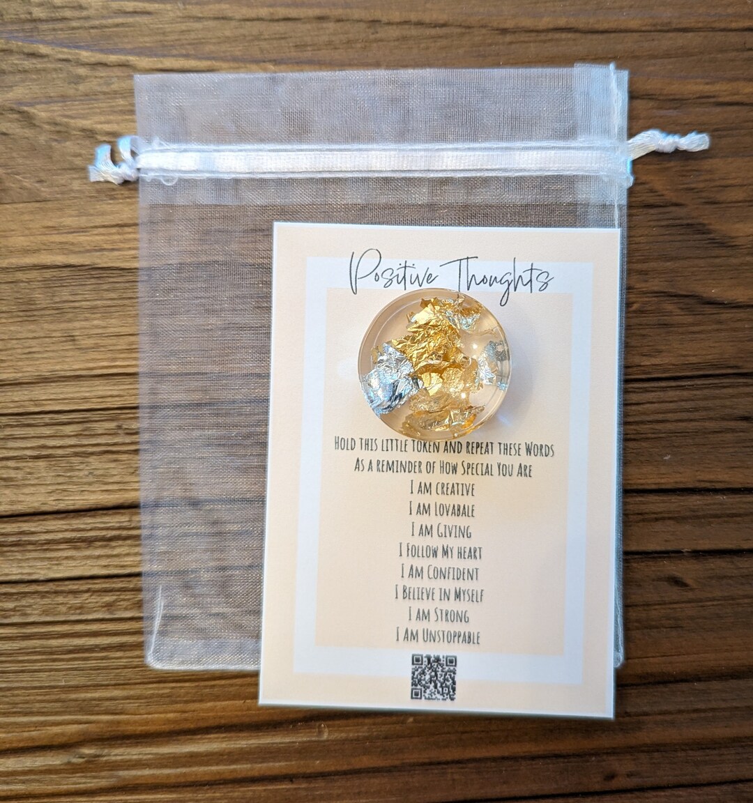 Resin Worry Stone, Anxiety Touch Stone, Lucky Pocket Stone, With Thumb ...