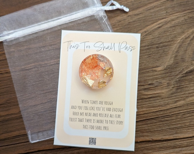 Worry Stone Ring in Sterling Silver, Silver Worry Stone, Anti-anxiety ...