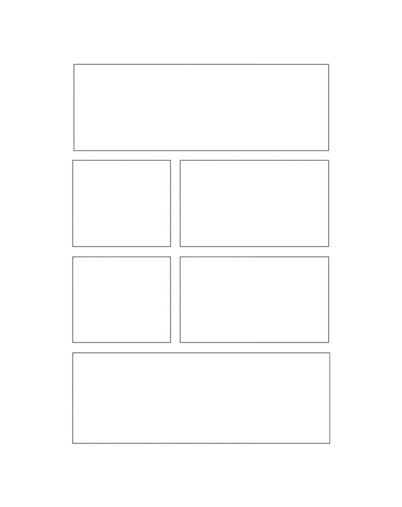 My First Comic Book, Digital Download, Instant Printable, 8 X 10 Comic ...