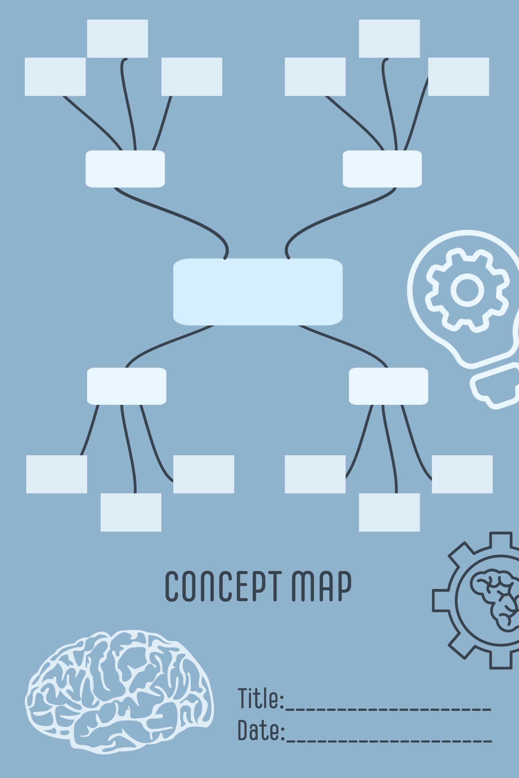 Mind Mapping Journal With Blank Templates to Organize Your Thoughts ...