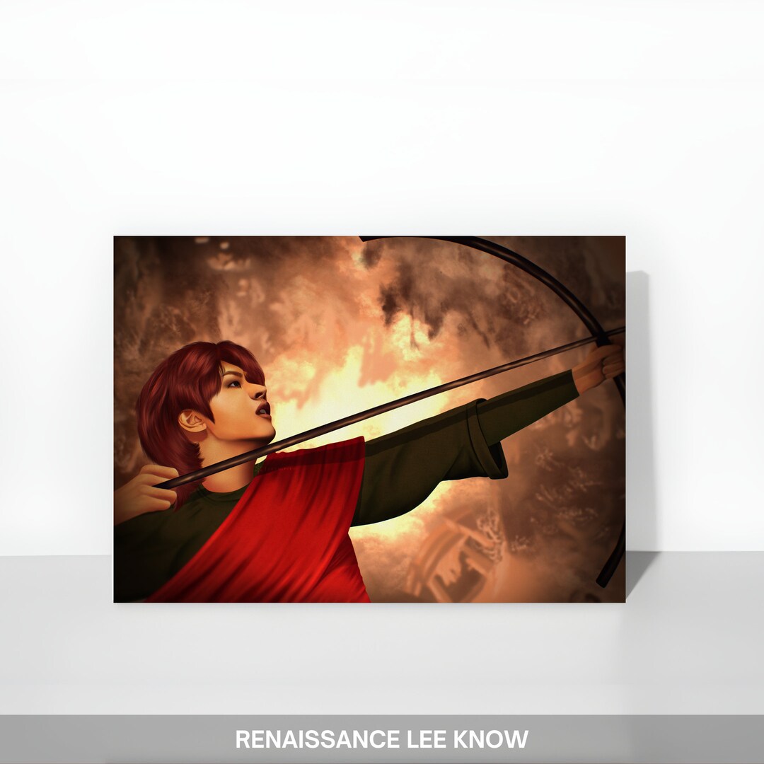 Stray Kids Lee Know Art Prints // Made to Order K-pop Art Print, Lee ...