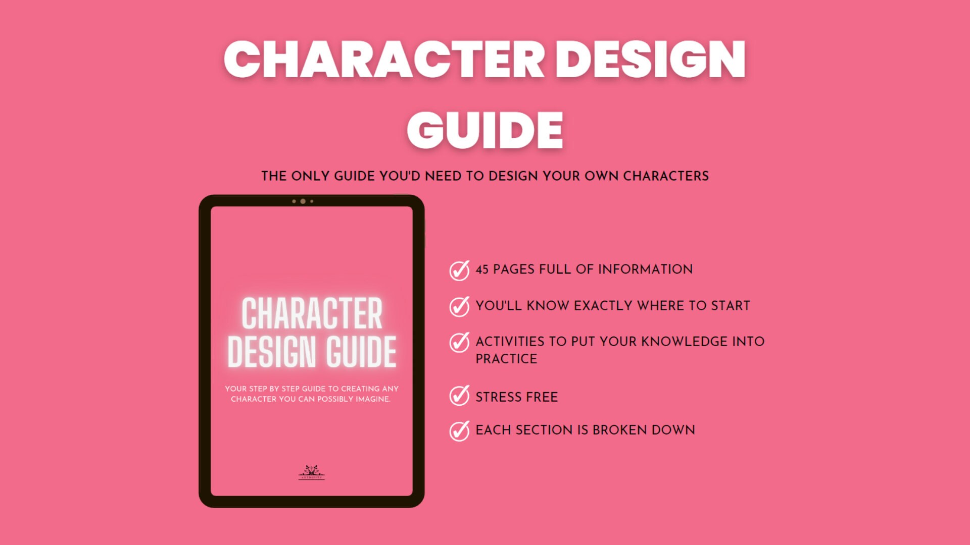 Character Design Guide // Illustration Guidebook for Beginner Artists ...