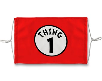 Thing 1 and 2 Face - Etsy