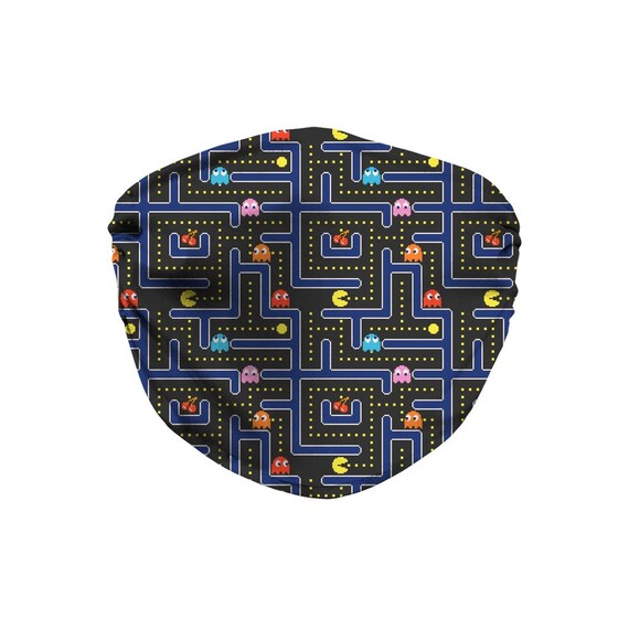 Pac Man face mask | Etsy