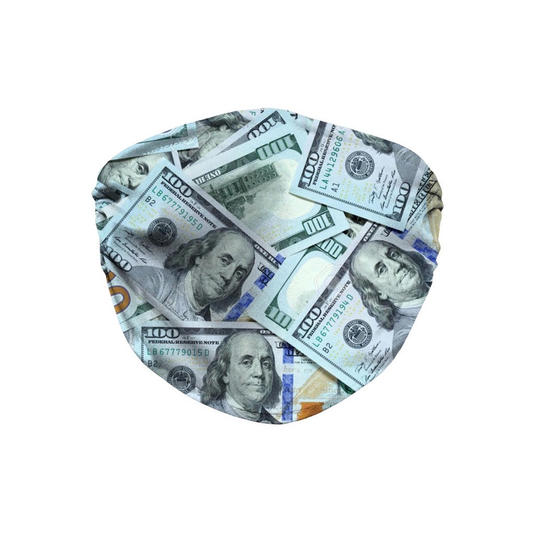 Hundred Dollar Bill Face Mask - Etsy