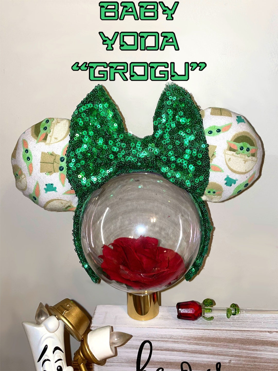 Baby Yoda grogu Pattern Ears - Etsy