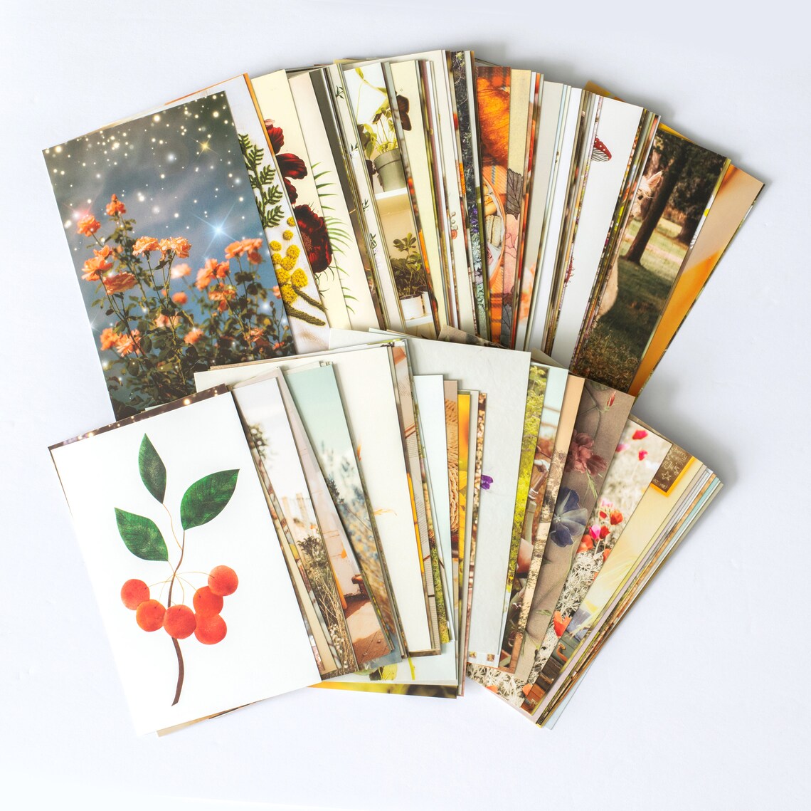 100 Printed 4x6 Wall Collage Kit Cottagecore Flowers Photo Etsy