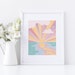 Pastel Sunset Poster Aesthetic Poster Sun Rays Beach Print - Etsy