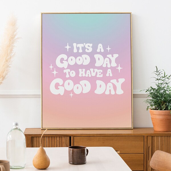 Good Day Poster - Etsy