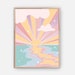 Pastel Sunset Poster Aesthetic Poster Sun Rays Beach Print - Etsy