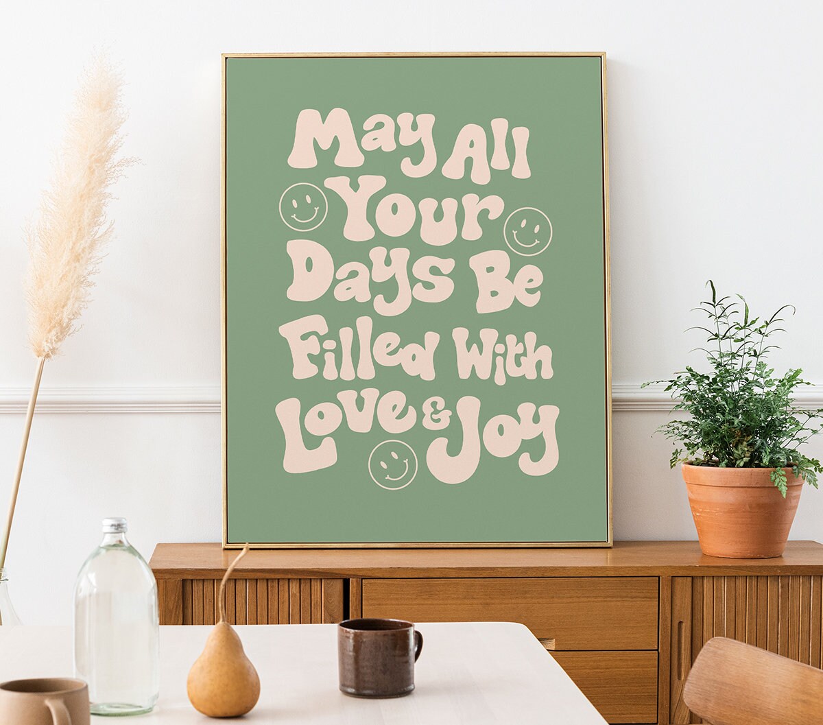 May All Your Days Be Filled With Love and Joy Poster - Etsy