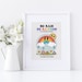 Retro Rainbow Poster Cute Wall Art Print Positive Quote - Etsy