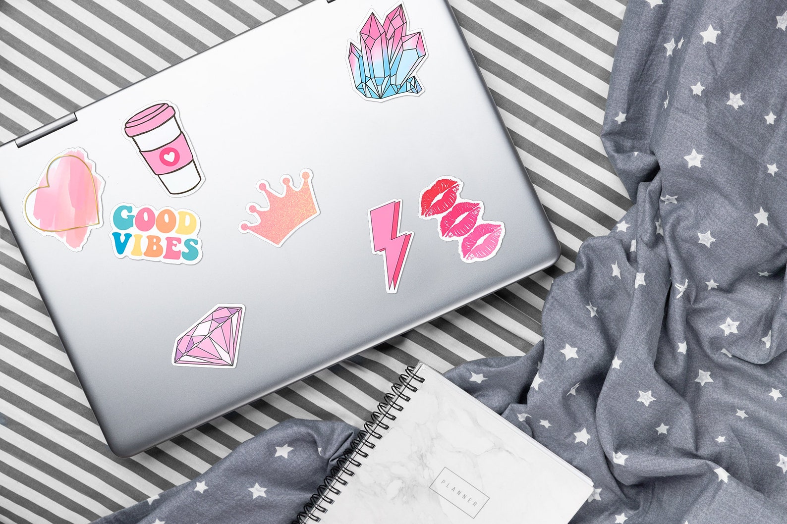 Pink Aesthetic Stickers 10 Pack Laptop Hydroflask Water | Etsy