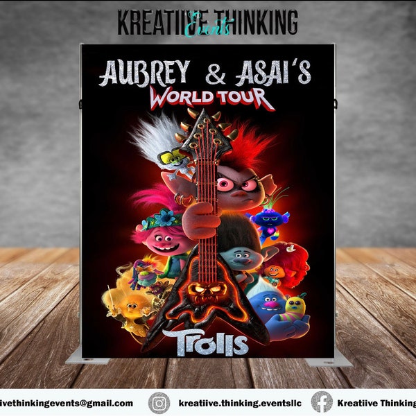 Trolls World Tour Party Supplies - Etsy