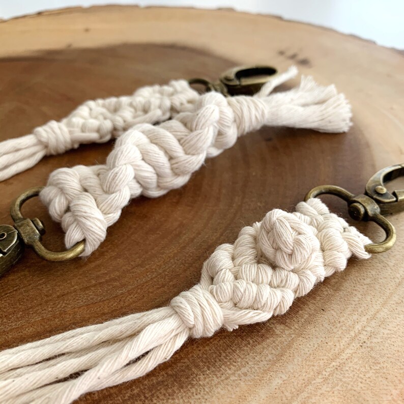 Keychain Macrame Keychain - Etsy