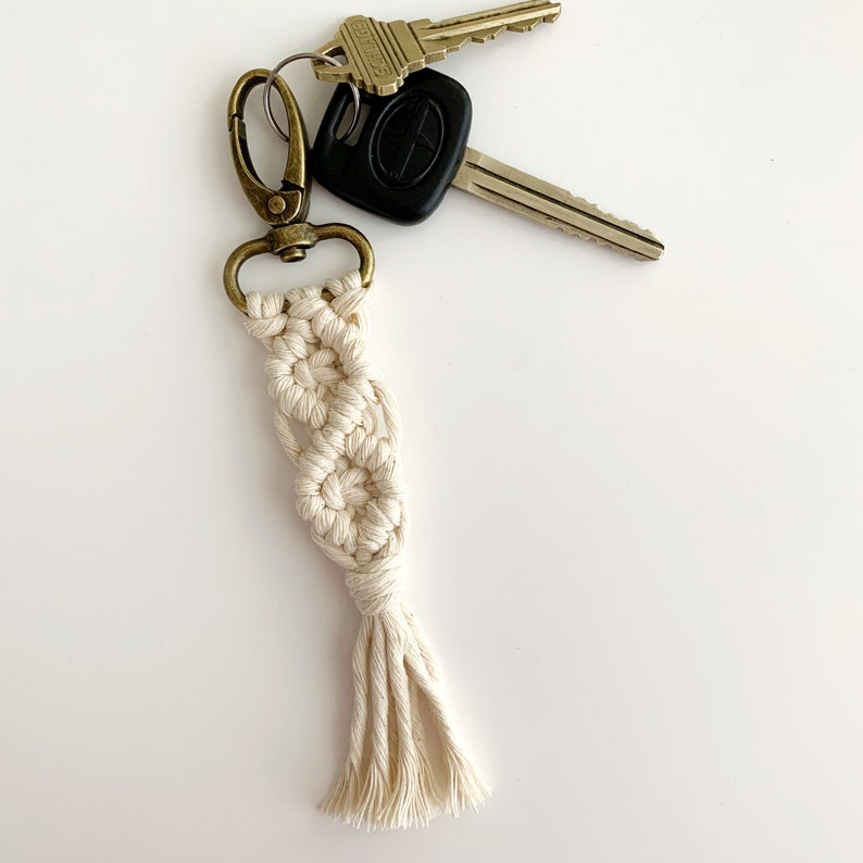 Keychain Macrame Keychain - Etsy