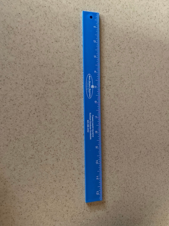 Blue Ruler - Etsy
