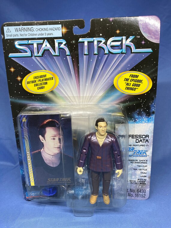 Toys Action Figures Professor Data Star Trek Next Generation 4.5 inch ...