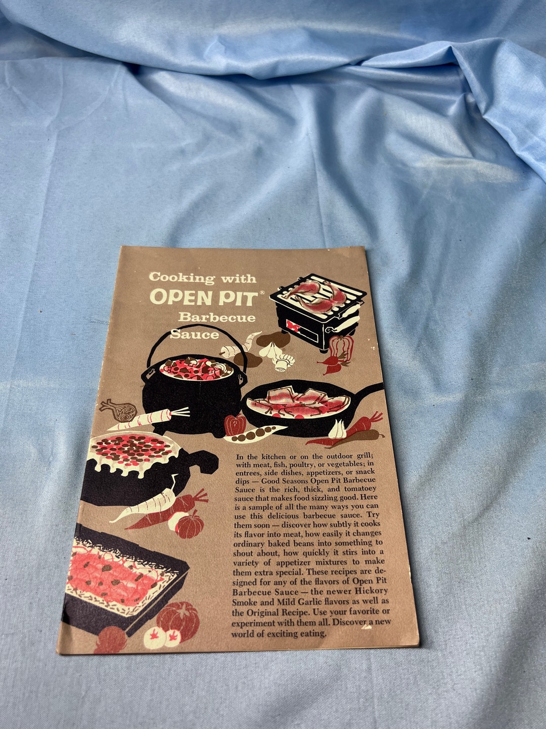 Cooking With Open Pit General Food Kitchen Paperback Cook Book - Etsy