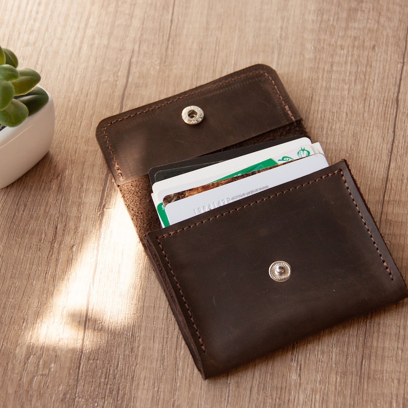 Leather Business Card Holder - Etsy