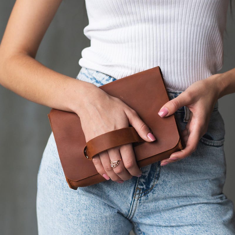 Leather Bag Handle - Etsy