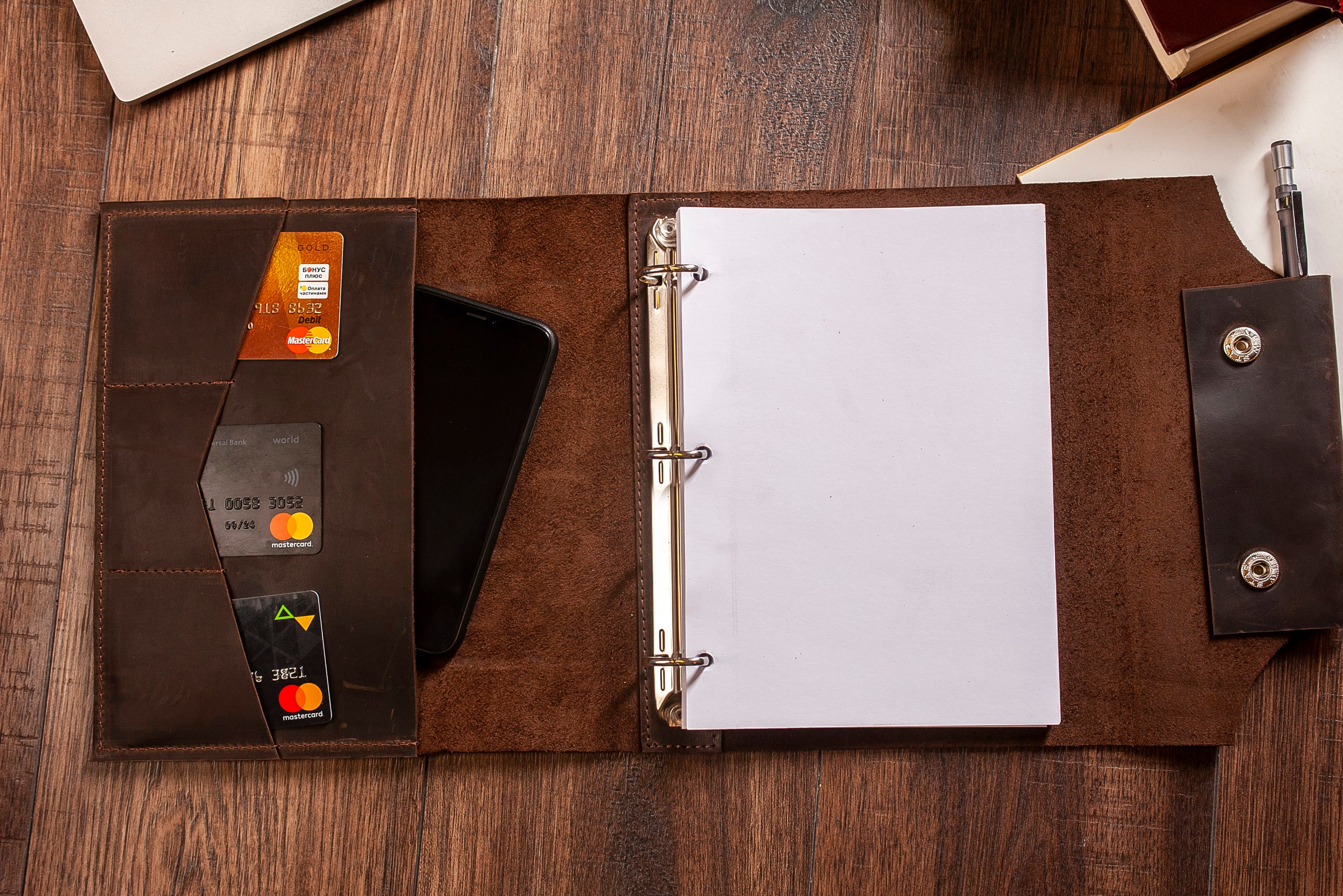 Personalized Binder A4leather Journal Refillablepersonalized - Etsy