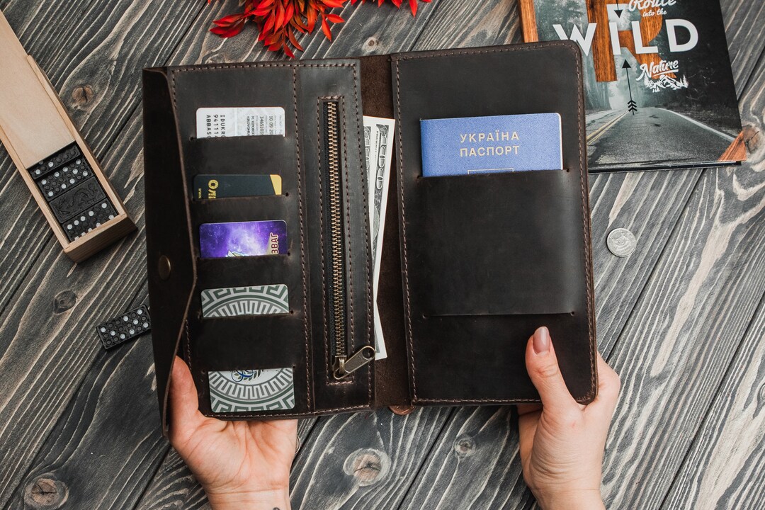 Large Wallet Women, Travel Wallet Organizer Ticket, Travel Wallet ...