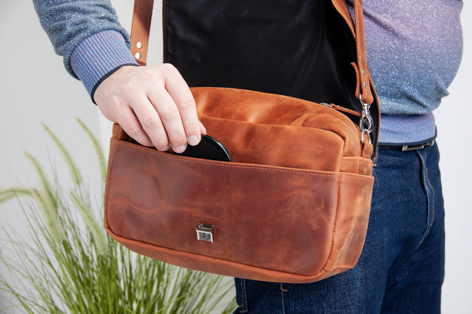 Personalized Leather Camera Bag,camera Satchel,leather Camera Bag ...