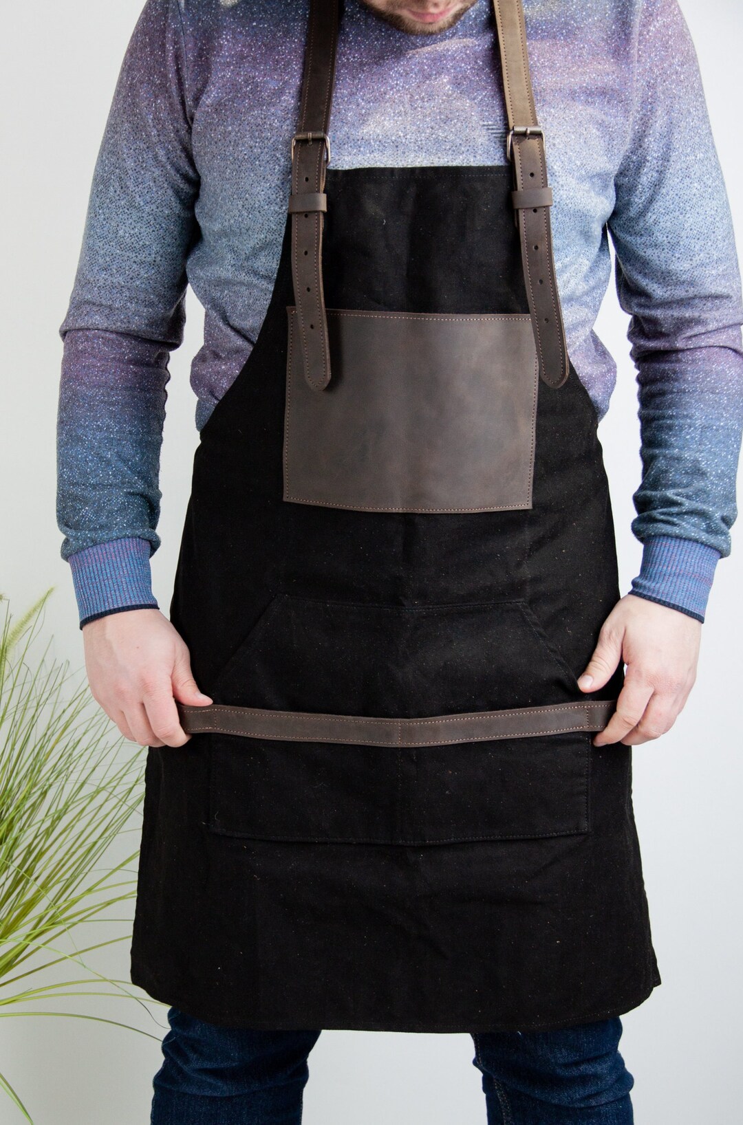 Mens Barbecue Aprons,restaurant Apron,bartender Apron,barista Apron for ...
