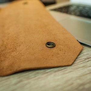 Leather Document Holder, Leather Paper Portfolio, A4 Document Organizer ...