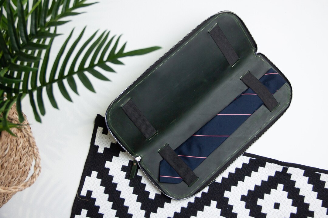 Mens Tie Case,personalized Tie Travel Case,tie Holder,travel Case for ...