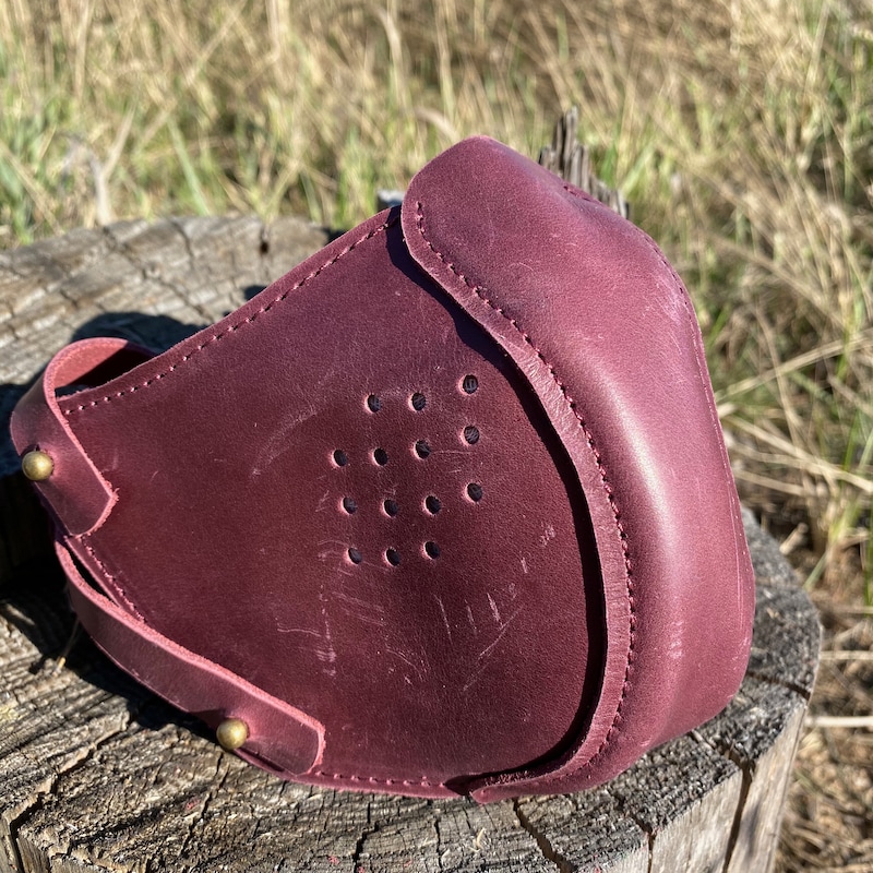 Leather Face Mask - Etsy