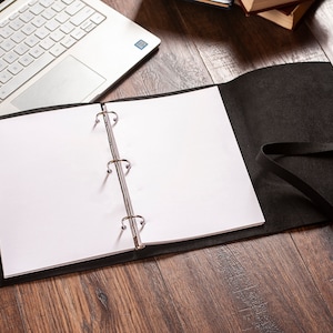 Refillable Notebook,personalized A5 Leather Binder Notebook, Travel ...