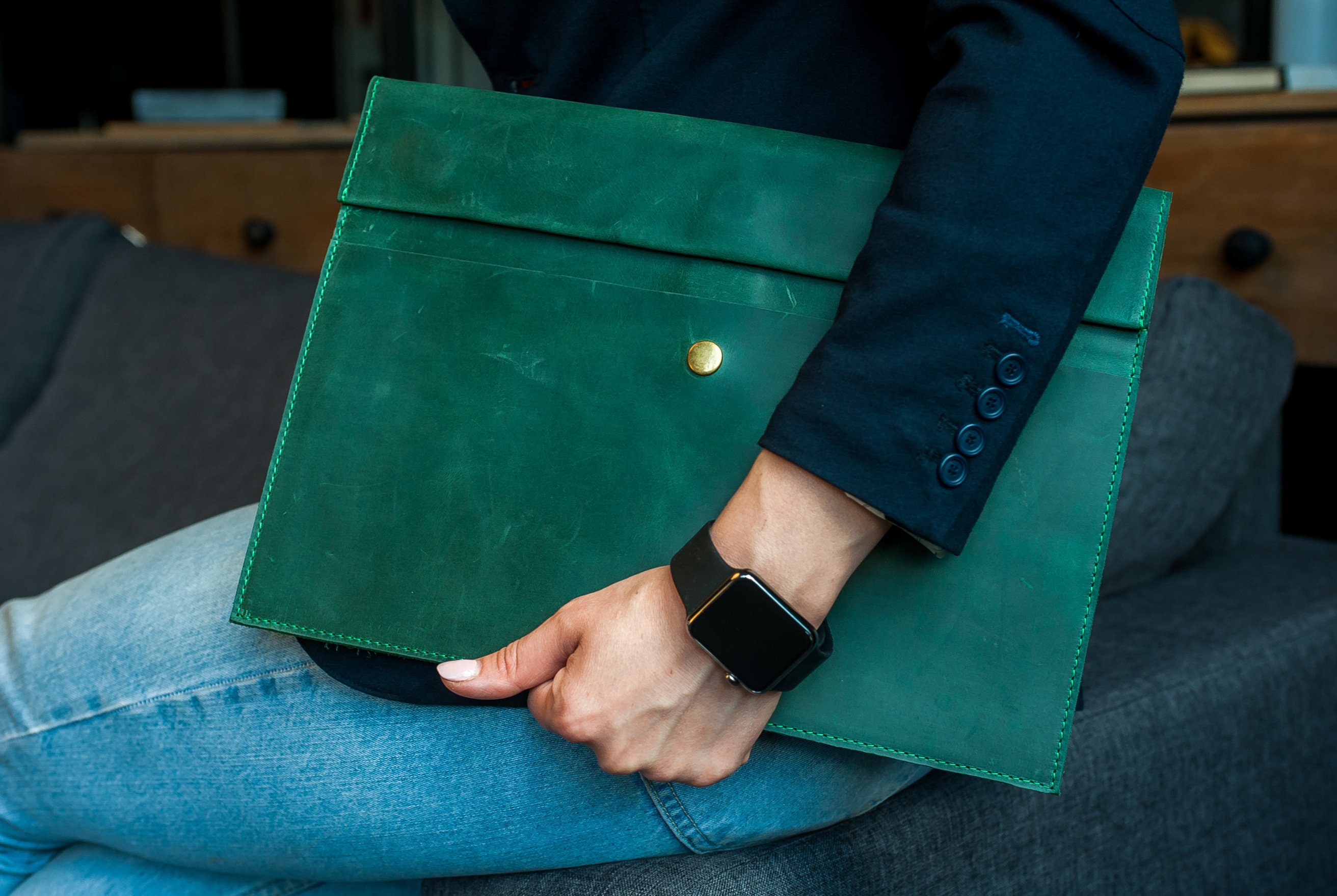 Leather File Folder,leather Portfolio Case,leather Folio,leather Folder ...