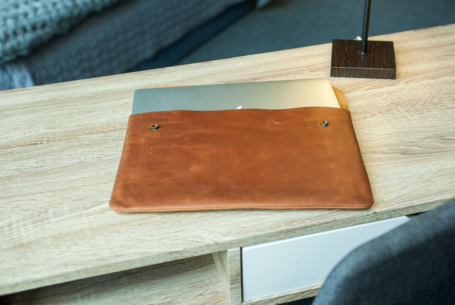 Leather Document Holder, Leather Paper Portfolio, A4 Document Organizer ...