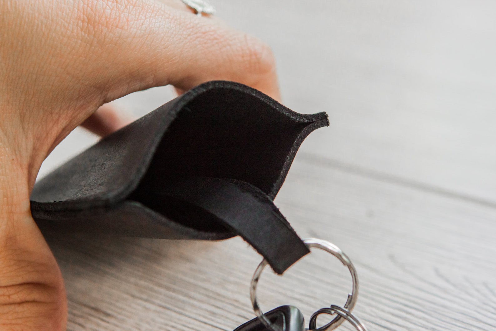 Handmade Leather Key Case,key Wallet Holder,key Pouch Wallet,handmade ...