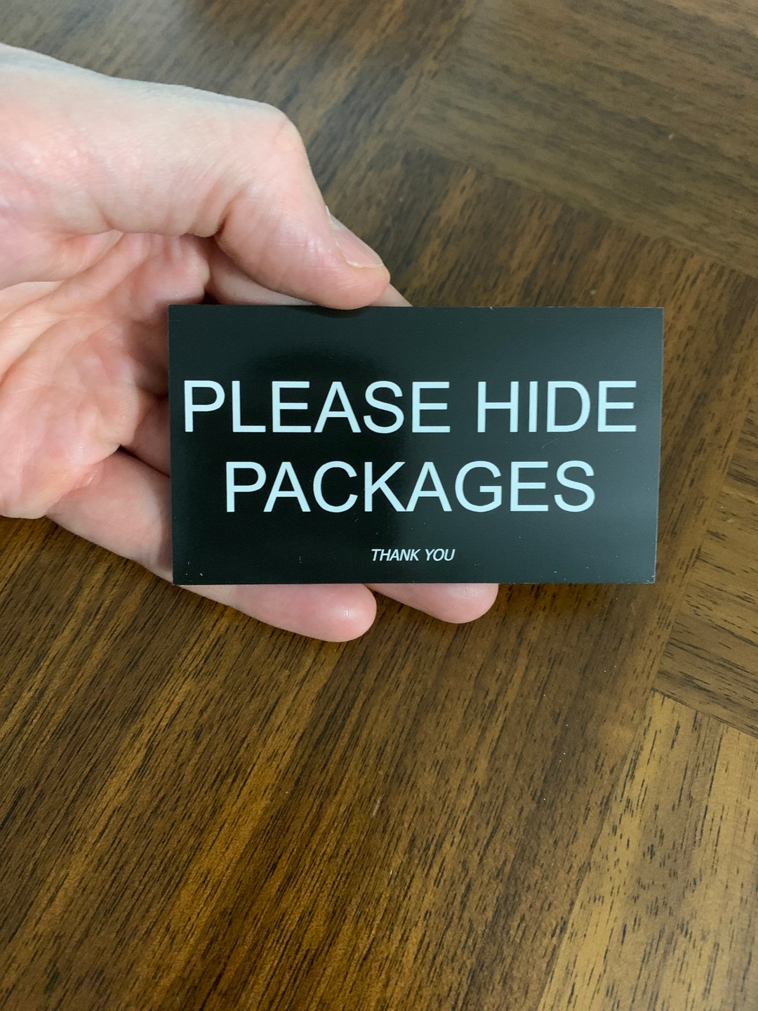 Magnet Please Hide Packages - Etsy