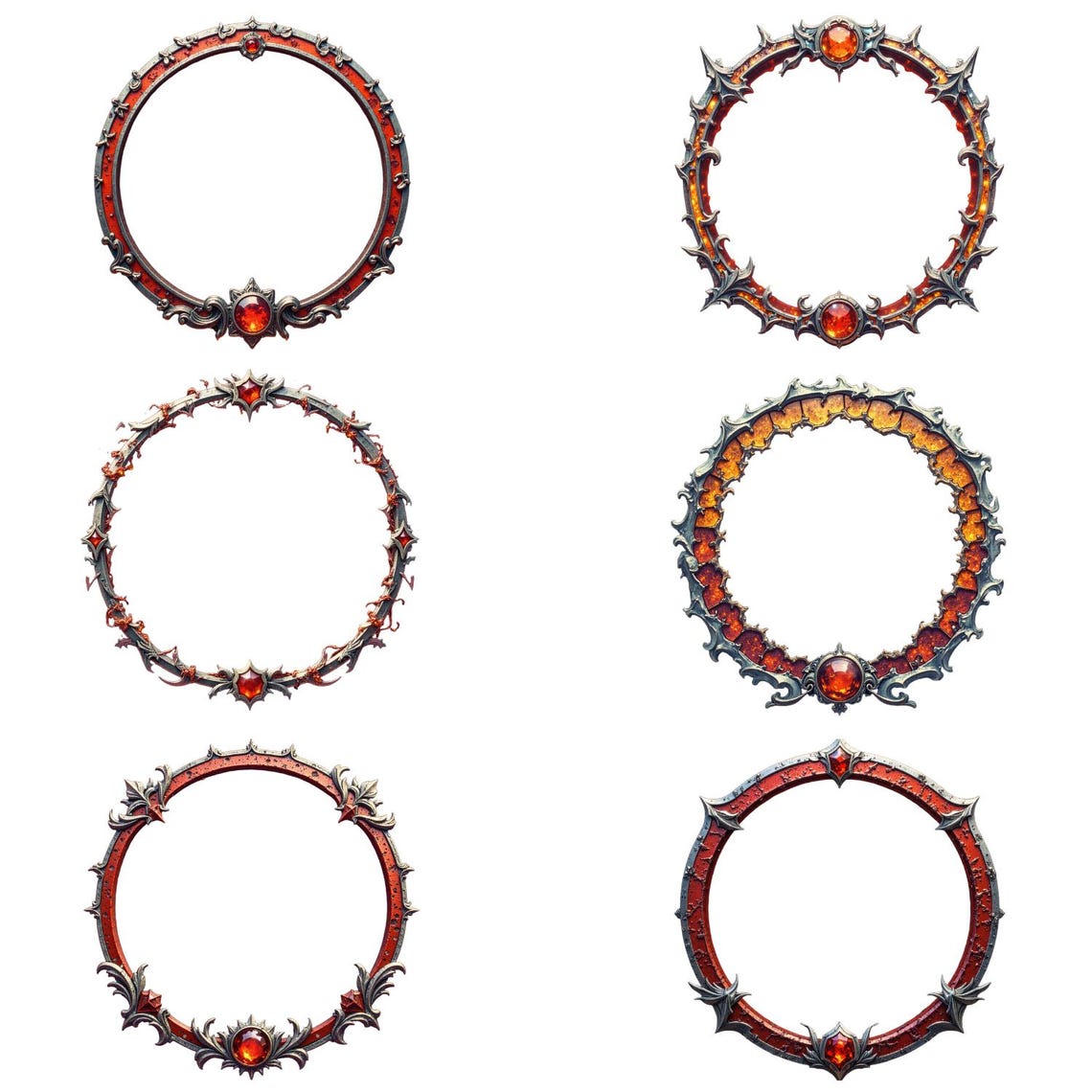 Fantasy Game Token Frame, RPG Portrait D&D Pathfinder Character ...