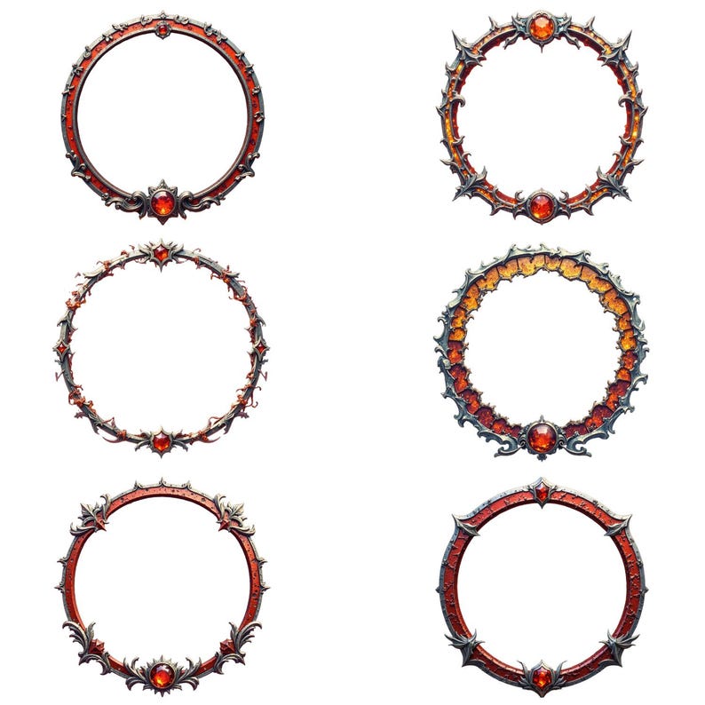 Fantasy Game Token Frame, RPG Portrait D&D Pathfinder Character ...