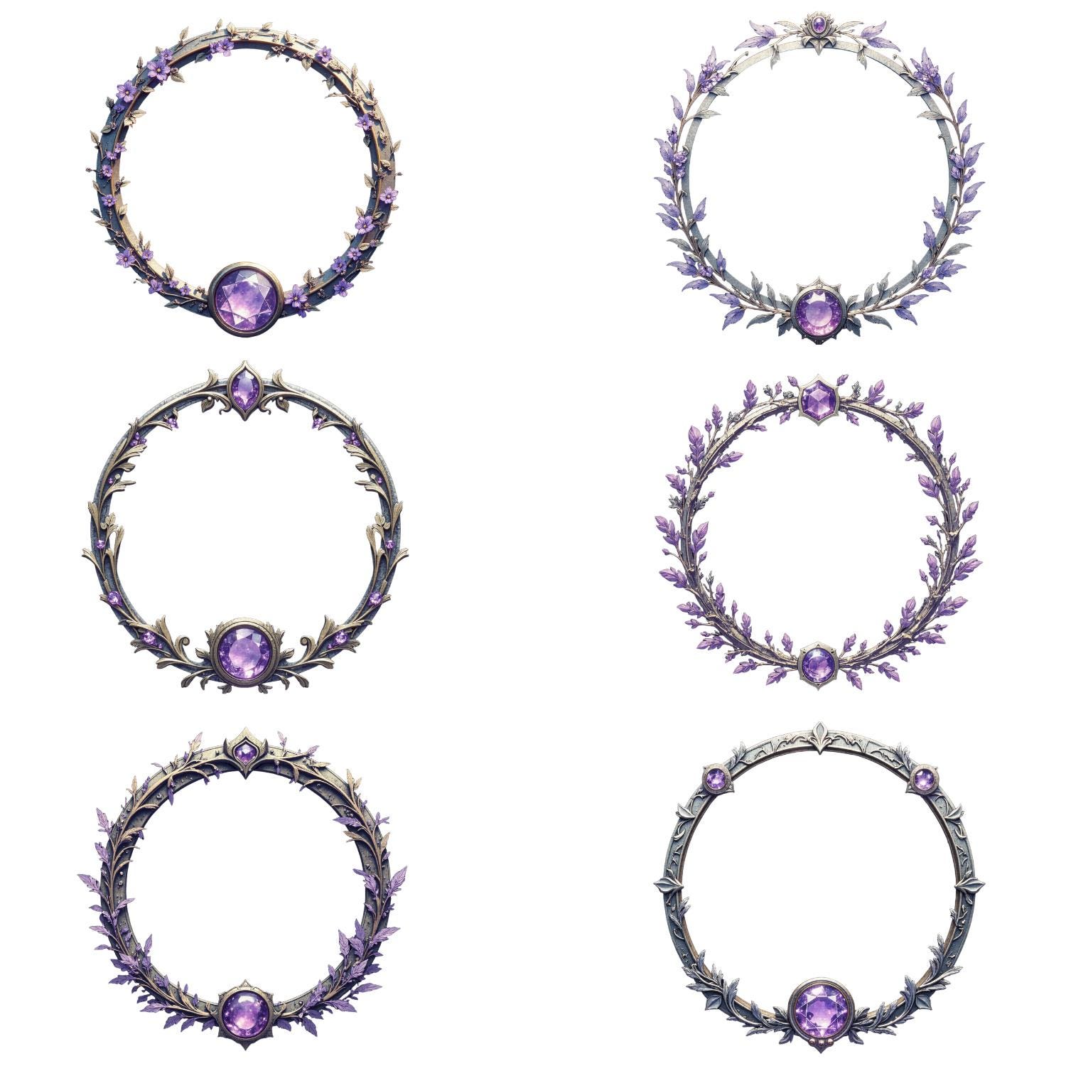 Fantasy Game Token Frame, RPG Portrait D&D Pathfinder Character ...