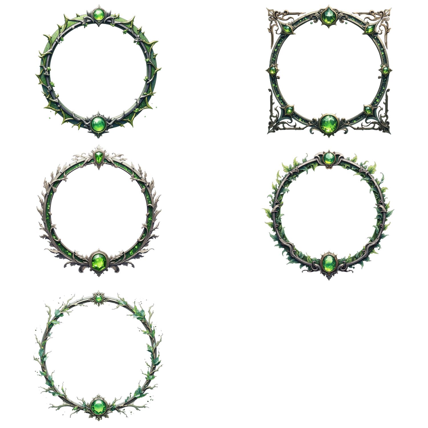 Fantasy Game Token Frame, RPG Portrait D&D Pathfinder Character ...