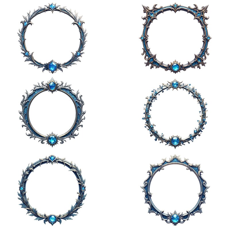 Fantasy Game Token Frame, RPG Portrait D&D Pathfinder Character ...