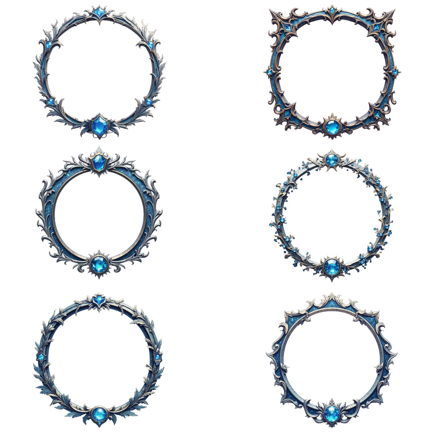 Fantasy Token Frame Pack: RPG Character Portrait Borders (PNG Digital ...