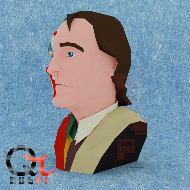 Papercraft Joker Paper Craft Joker Paper Joker Papel | Etsy