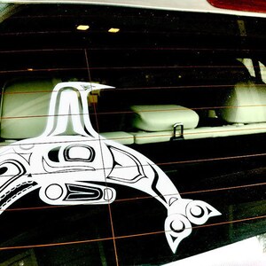 Orca Decal - Haida Style - Etsy