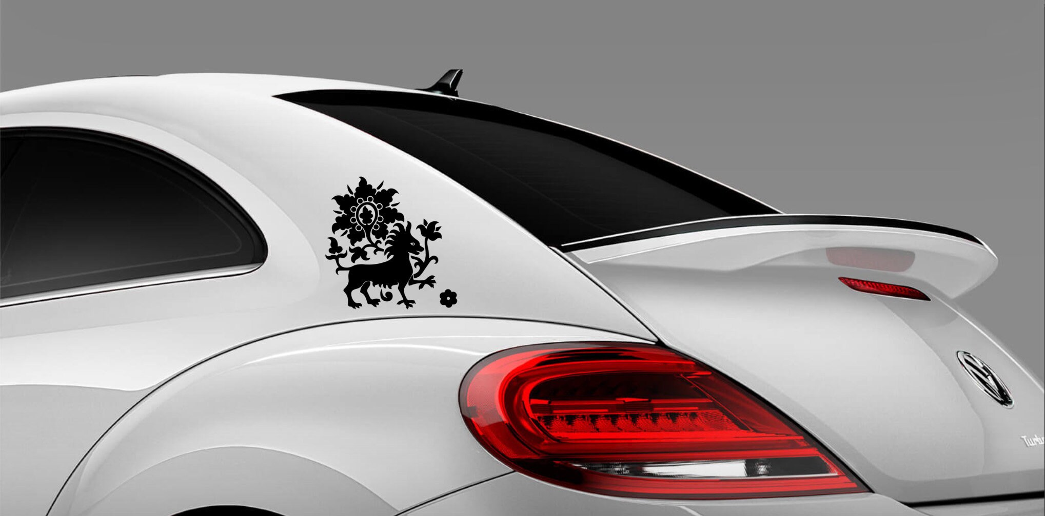 Medieval Lion Decal - Etsy