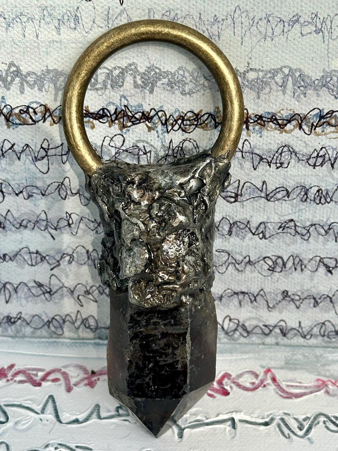 Smoky Quartz Guidestone Pendulum | Protection, Grounding, Absorb ...